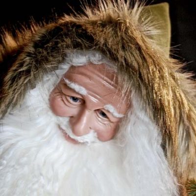 Wildwood Santa 26” | Woodland Santa with Bear | Stone Soup Santas