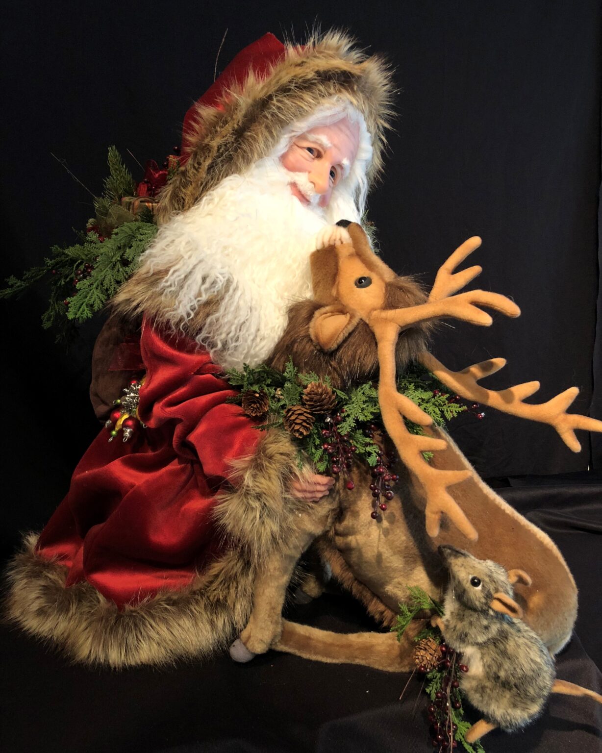 Christmas Stories 26” | Traditional Santa with Animals | Stone Soup Santas