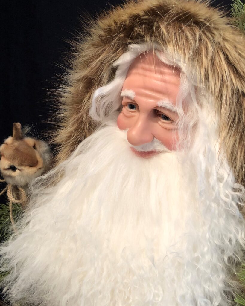 Wild Journey 26” |Woodland Santa with Animals | Stone Soup Santas