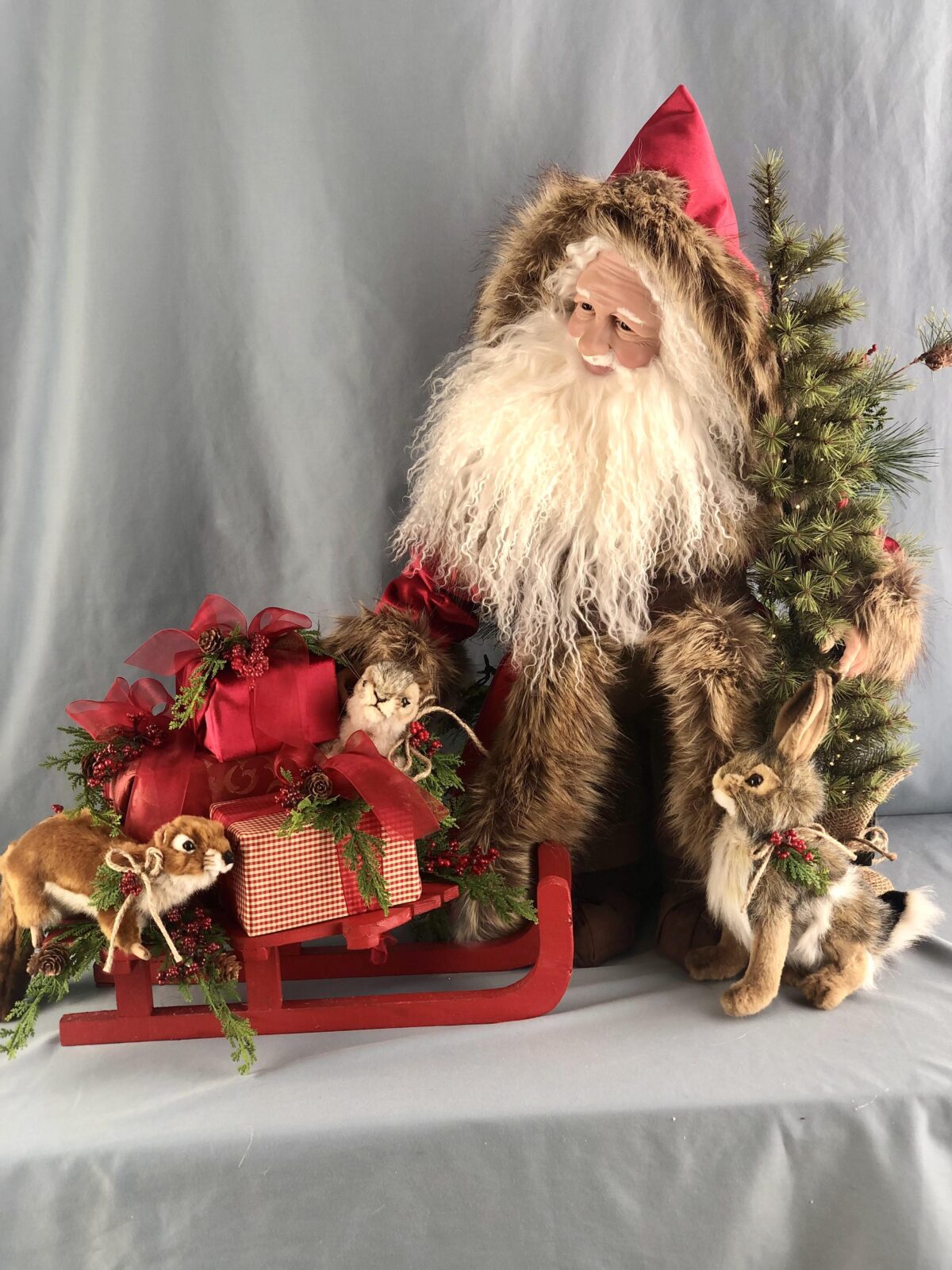 Small Collectable Handcrafted Santa Figures | Stone Soup Santas