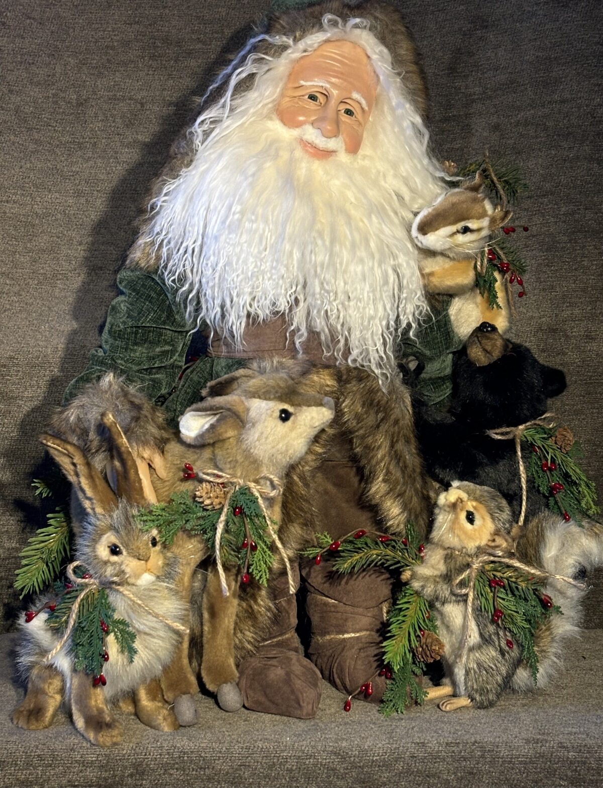 Small Collectable Handcrafted Santa Figures | Stone Soup Santas