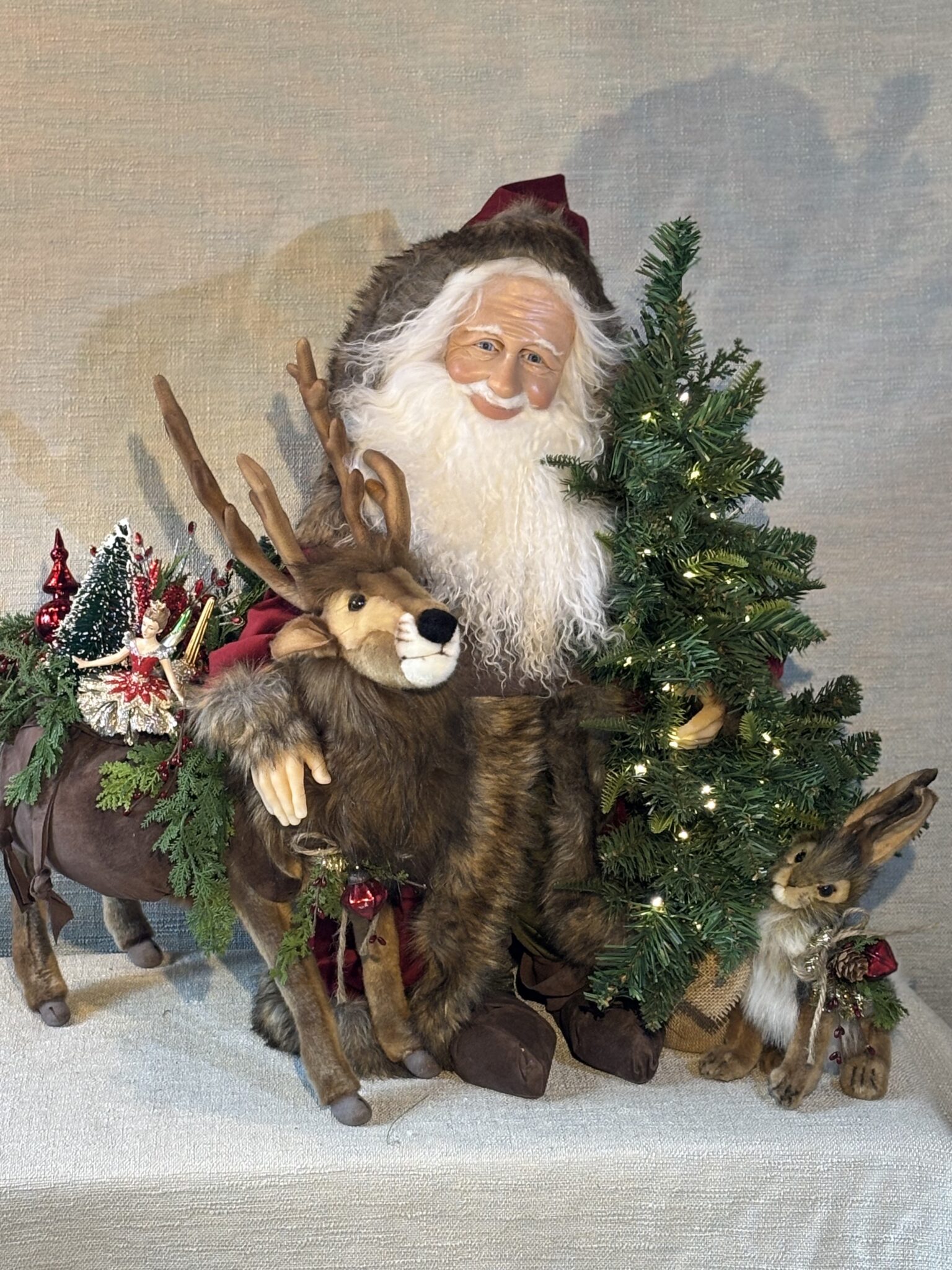 Small Collectable Handcrafted Santa Figures | Stone Soup Santas
