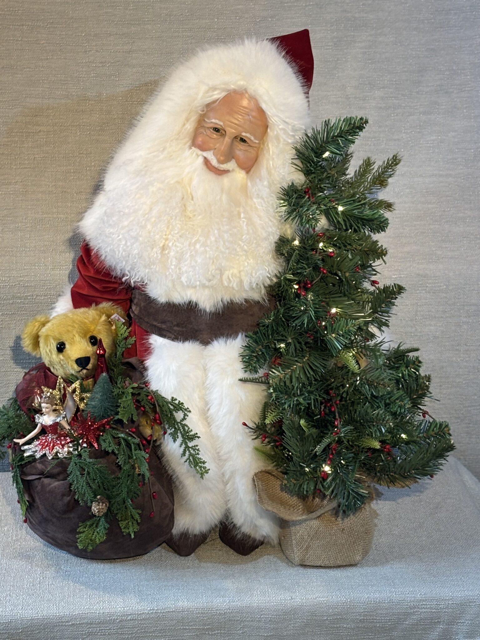 Small Collectable Handcrafted Santa Figures | Stone Soup Santas